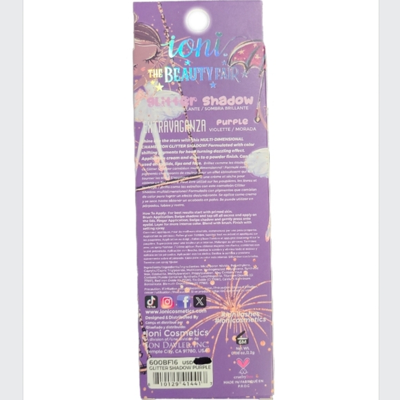 IONI | Makeup | Ioni Glitter Shadow Purple The Beauty Fair Collection ...